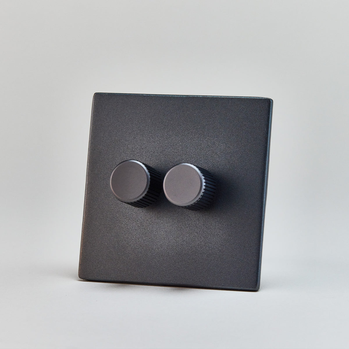 Double Rotary Wall Dimmer in Graphite | Lighting Accessories | Wall ...