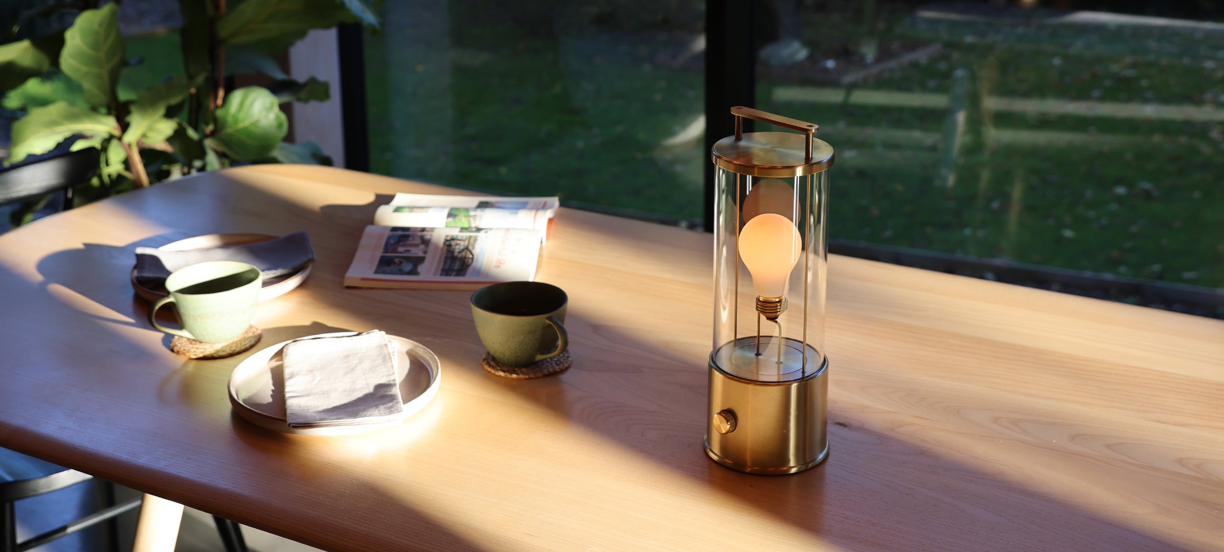 The Muse Portable Lamp in Candlenut White | Tala x Farrow & Ball | Tala ...